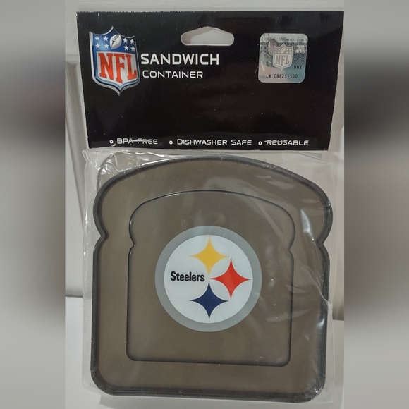 NFL | Kitchen | Pittsburgh Steelers Sandwich Container | Poshmark